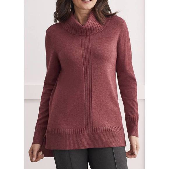 Tribal | Sweaters | New Tribal Long Sleeve Cowl Neck Sweater In H ...